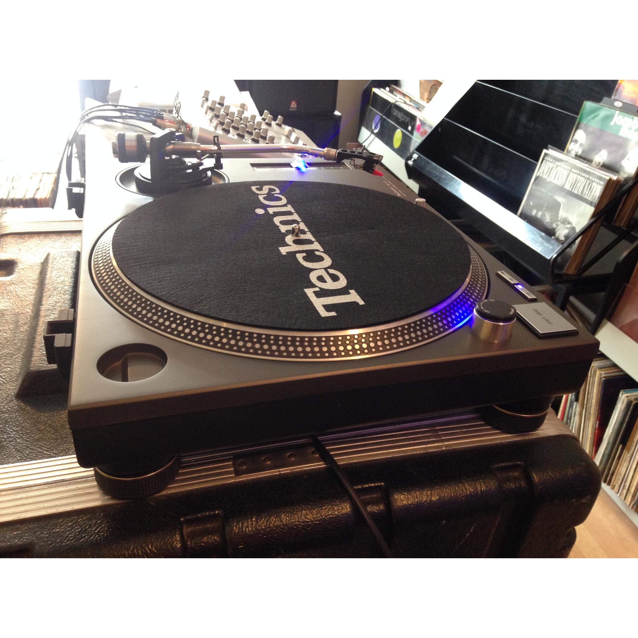 Technics 1210 mk2 blue conversion with one year warranty | Temple Of Bass