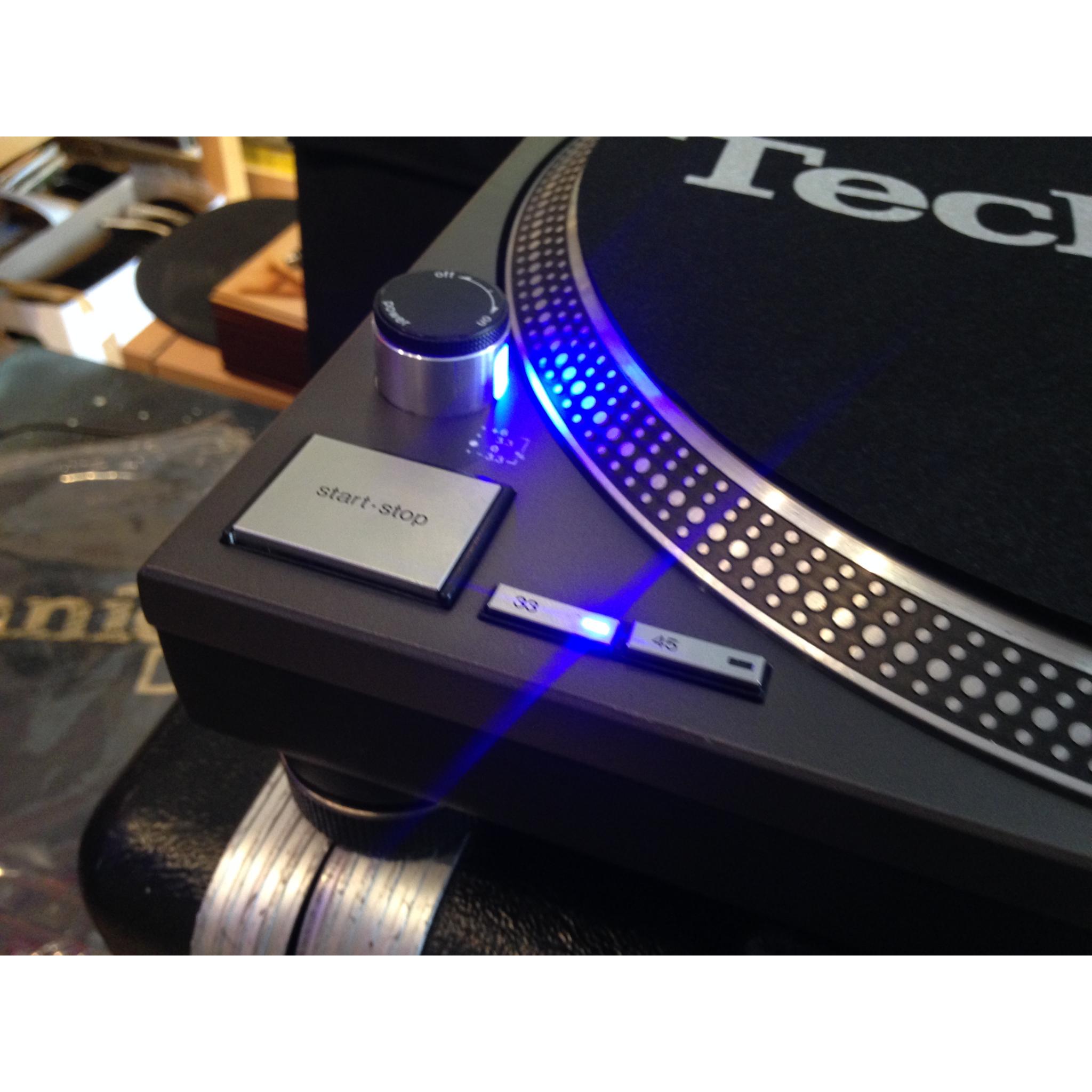 Technics 1210 mk2 blue conversion with one year warranty | Temple Of Bass